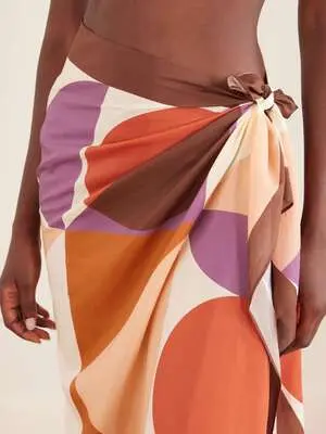 ERES Luisa Printed Cotton And Silk-blend Sarong