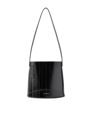 NEOUS NEOUS Pardalis 2.0 Eel-Effect Leather Shoulder Bag Black