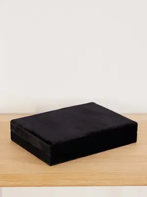 Sophie Bille Brahe Trésor Velvet Jewelry Box - Black