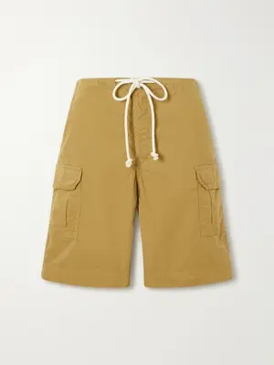 JAMIE HALLER Rope Tie Jersey Cargo Shorts