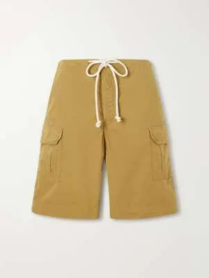 JAMIE HALLER The Rope Tie Jersey Cargo Shorts - Camel