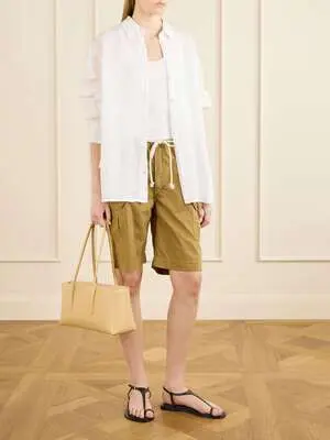 JAMIE HALLER The Rope Tie Jersey Cargo Shorts