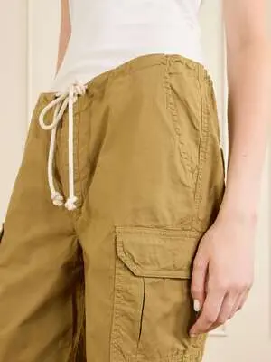 JAMIE HALLER The Rope Tie Jersey Cargo Shorts