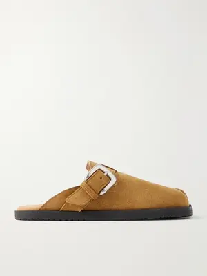 MAISON MARGIELA Tabi Suede Clogs - Yellow