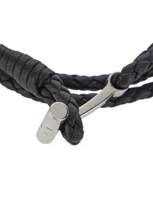 TOM FORD Gold Intreccio Bracelet - Black