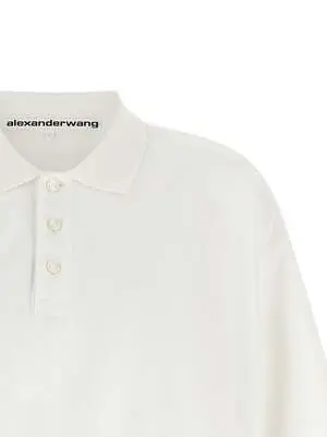 Alexander Wang Hybrid Denim Polo Dress