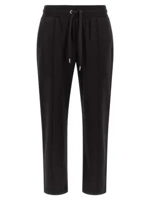 Dolce & Gabbana Logo Plaque Joggers - Black