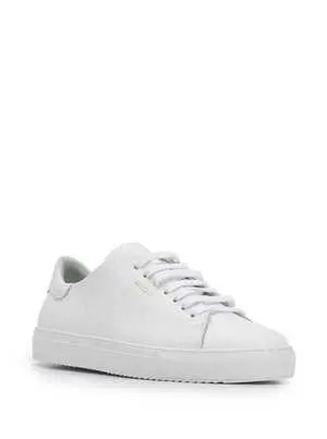 Axel Arigato Clean 90' White Sneakers With Printed Logo In Leather - Multicolor