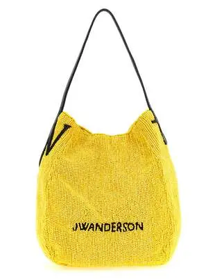 JW Anderson J.W. Anderson 'Bulb' Small Beaded Shoulder Bag Yellow