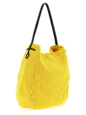 JW Anderson Bulb' Small Beaded Shoulder Bag - Yellow