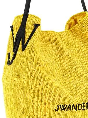 JW Anderson Bulb' Small Beaded Shoulder Bag - Yellow