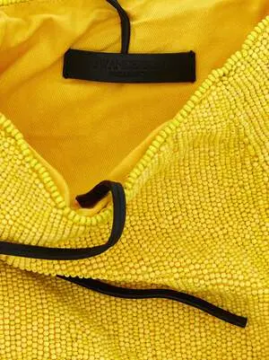 JW Anderson Bulb' Small Beaded Shoulder Bag - Yellow