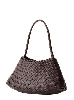 Dragon Diffusion Rosanna Mini Woven Leather Shoulder Bag
