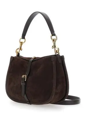 Etro Suede Shoulder Bag - Brown