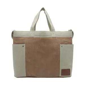 A.p.c. Patchwork Color Block Tote Bag - Cream