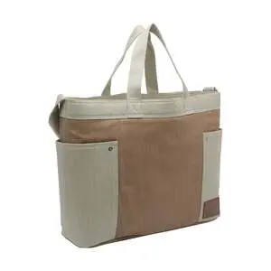 A.p.c. Patchwork Color Block Tote Bag - Cream