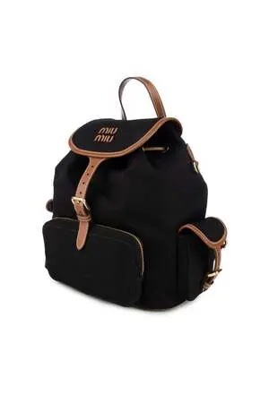 Miu Miu Canvas Backpack