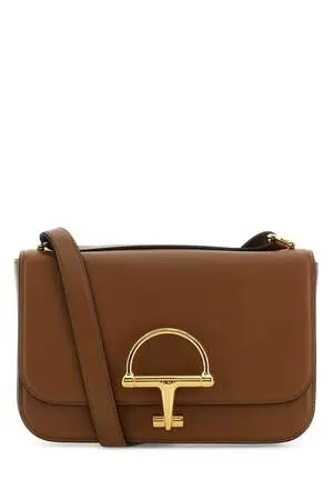 Gucci Leather Shoulder Bag - Brown