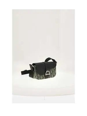 Dior Saddle Oblique Mini Flap Bag - Green