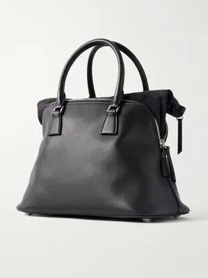 MAISON MARGIELA 5ac' Leather And Suede Tote