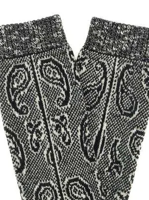 Dries Van Noten Paisley Jacquard Crew Socks