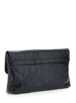 Balenciaga Le City Clutch In Leather - Multicolor