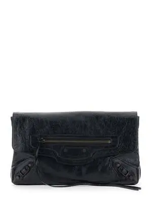 Balenciaga Le City Clutch In Leather - Multicolor