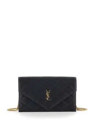 Saint Laurent Quilted Wallet - Multicolor
