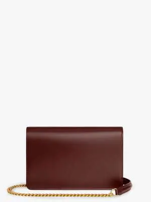 Celine Margo Leather Crossbody Bag - Brown