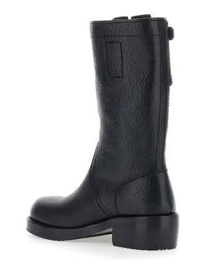 Dries Van Noten Calf Leather Boots