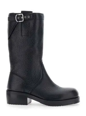 Dries Van Noten Calf Leather Boots - Multicolor