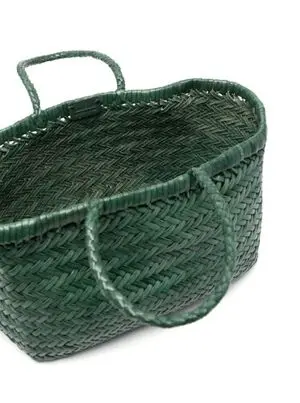 Dragon Diffusion Handbag 'triple Jump' Small With Two Top Handles And Tech Fabric Design In For - Green