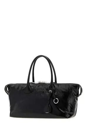 Miu Miu Vitello Leather Handbag - Black