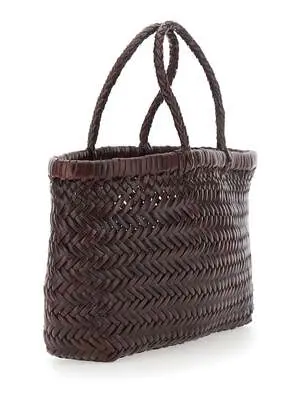 Dragon Diffusion Gora Handbag Woven Leather
