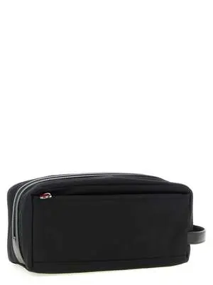 Kiton Metallic Logo Beauty Case - Black