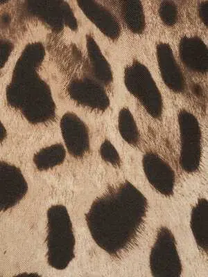 Dolce & Gabbana Leopard Print Scarf