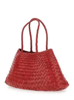 Dragon Diffusion Santa Croce Large Shoulder Bag - Red