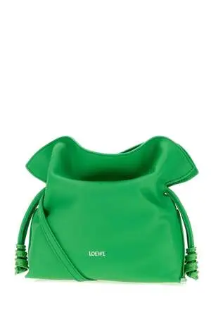 Loewe Grass Leather Mini Flamenco Clutch