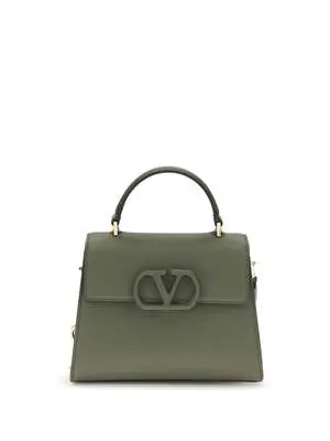 Valentino Garavani Vsling Mini Grained Calfskin Handbag - Green