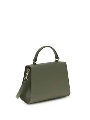Valentino Garavani Vsling Mini Grained Calfskin Handbag - Green
