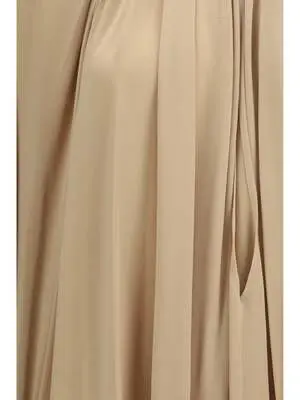 FERRAGAMO Open-back Gathered Blouse - Cream