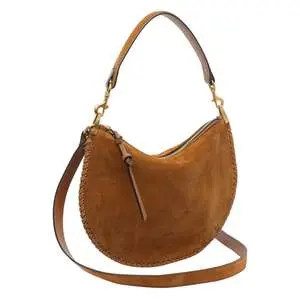 Isabel Marant Étoile Oskan Moon Soft Zip Shoulder Bag - Brown
