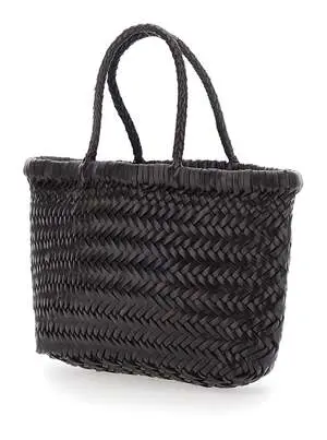 Dragon Diffusion Flat Gora Mini Handbag - Brown