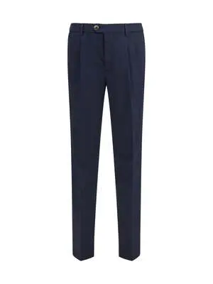 Brunello Cucinelli Cotton Blend Chino Pants - Black