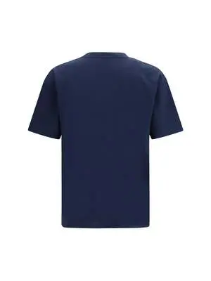 Saint Laurent Cassandre Piqué T-shirt - Blue