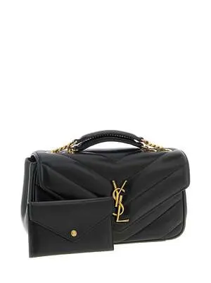 Saint Laurent Loulou Small Shoulder Bag - Black