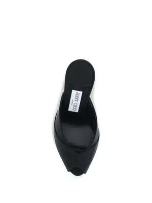 JIMMY CHOO Brigitte Leather Mules