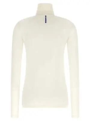 JIL SANDER Long Sleeve Half-zip Fine Knit Sweater