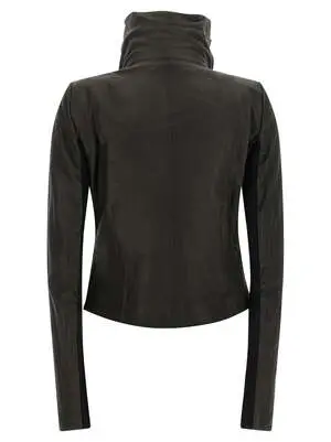 Rick Owens Lambskin Classic Biker Jacket