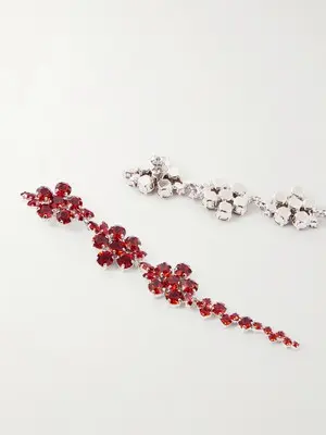 Simone Rocha Floral Drip Crystal-embellished Earrings